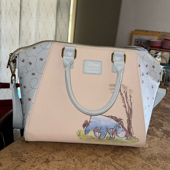 Loungefly | Bags | Loungefly Disney Tote Bag With Shoulder Strap Winnie ...